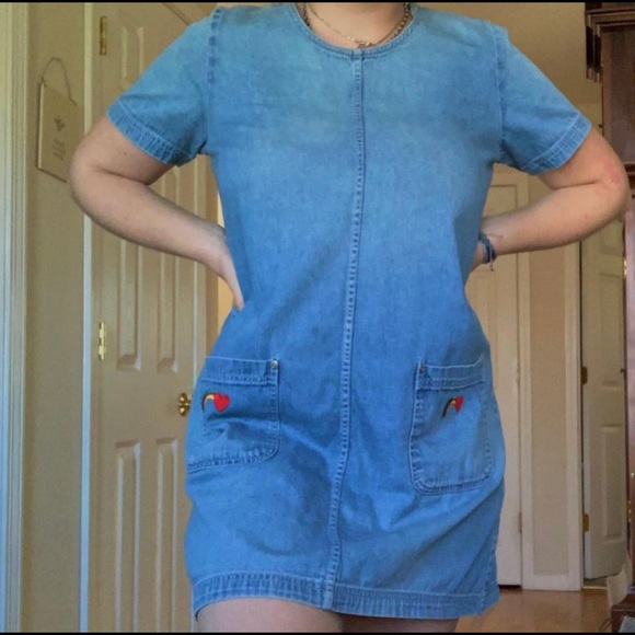 Route 66 | Dresses | Route 66 Denim Babydoll Dress | Poshmark